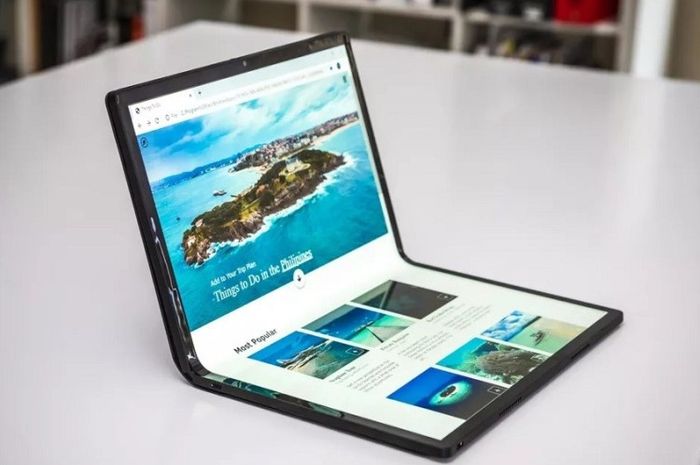 Lagi Tren, Intel Pamerkan Konsep Laptop Layar Lipat Horseshoe Bend ...