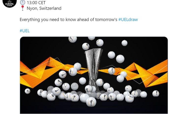 Link Live Streaming Undian Liga Europa Babak 16 Besar Siapa Lawan