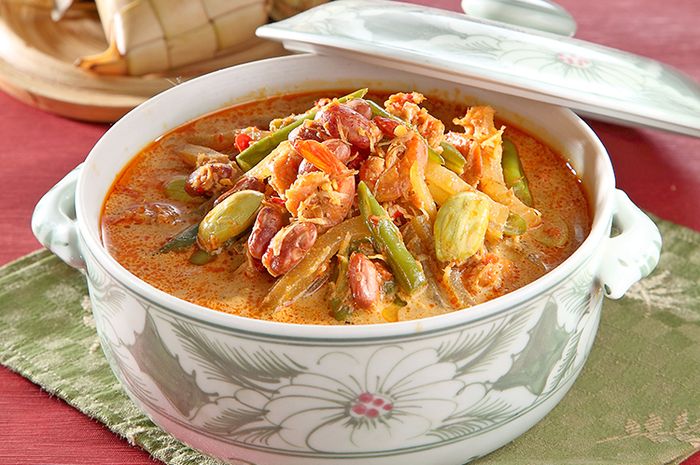 Resep Sayur Godog Udang Petai Enak, Hidangan Berkuah Santan Lezat ...