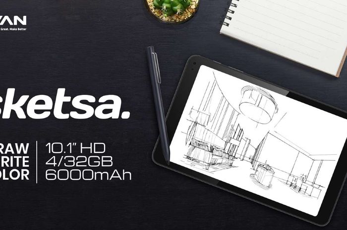 Advan Luncurkan Tablet Tab Sketsa dengan Stylus, Harganya? - Info Komputer