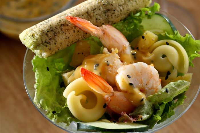 Resep Salad Pasta Udang Enak, Menu Sarapan Lezat Sekaligus Sehat ...