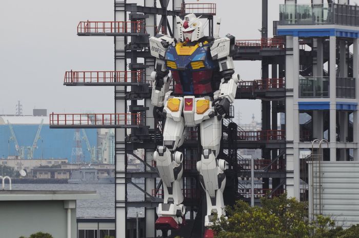 Viral Robot Gundam Raksasa Setinggi 18 Meter di Jepang, Bisa Bergerak ...