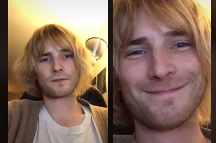 Mirip Banget Sama Kurt Cobain, Vokalis Band The Jins Viral di Tiktok ...