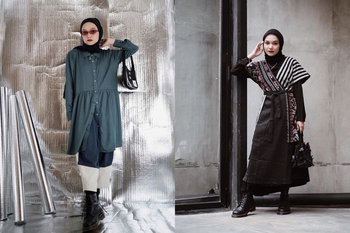 Tren Hijab 2021: Tampil Edgy Pakai Long Dress ala Selebgram Soraya Ulfa - Stylo