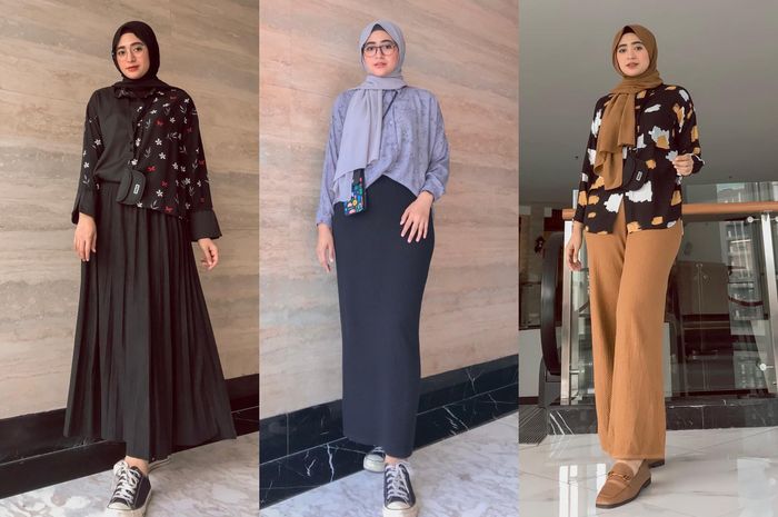 Inspirasi Pakai Blus Hijab Untuk ke Kantor ala Natasha Farani yang Mudah Untuk Ditiru - Stylo