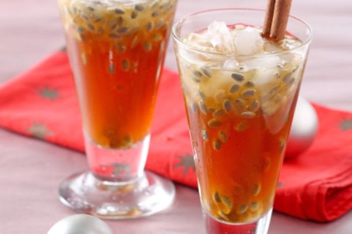 Resep Es Markisa Kayumanis Enak, Minuman Segar Beraroma Rempah Nikmat ...
