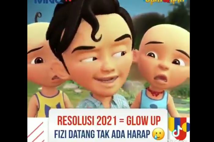 Viral Cuplikan Fizi Pamer Rambut Baru yang Glow Up ke Upin Ipin - Hai