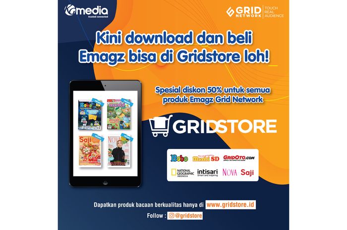 Kini Grid Store Tawarkan Kemudahan Beli dan Unduh E-magazine - Info ...