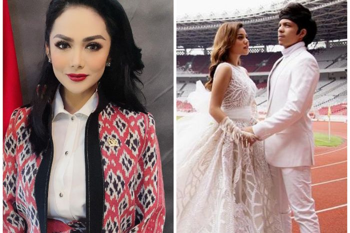 Tak Seperti Lamaran, Krisdayanti Hadir di Akad Nikah Aurel Hermansyah ...