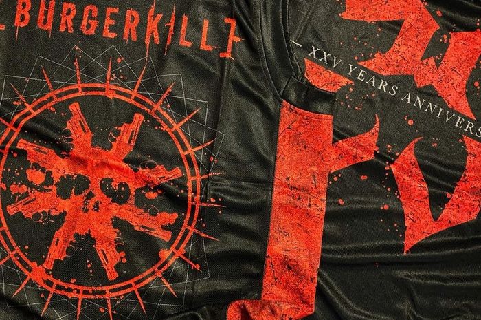 Series Merchandise Ultah ke-25, Burgerkill Hadirkan Jersey Basket - Hai