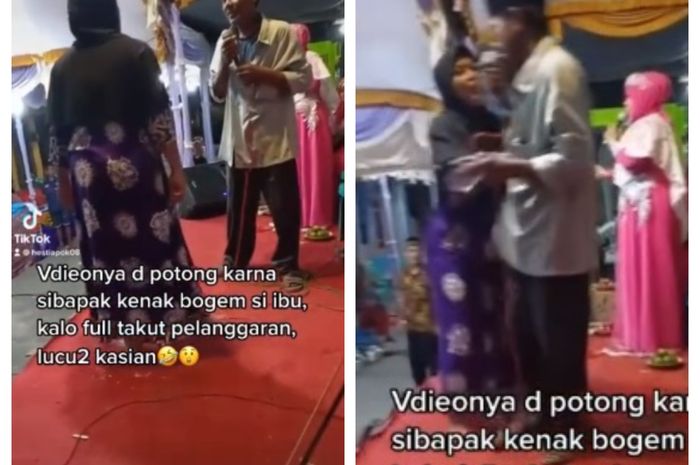 Suaminya Enak-enak Nyanyi Bareng Biduan, Emak-emak ini Langsung Naik ... Suaminya Enak-enak Nyanyi Bareng Biduan, Emak-emak ini Langsung Naik ...