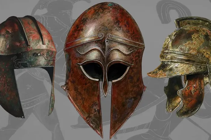 Delapan Jenis Helm Perang Yunani Kuno: Kegel, Korintus, sampai Pilos ...