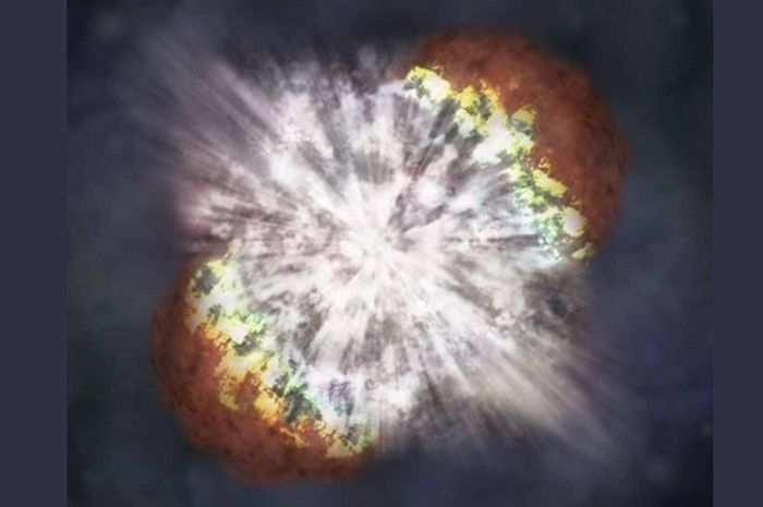 Detail Supernova Saat Awal Ledakan, Tertangkap Foto Pertama Kalinya ...