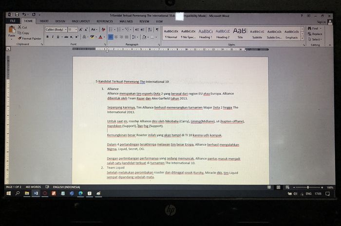 Cara Menghilangkan Garis Merah di Ms Word, Biar Gak Ketauan Copas ...
