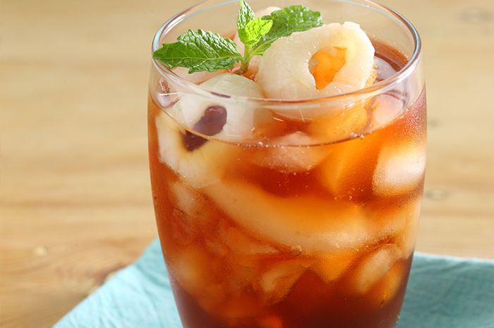 Resep Leci Honey Ice Tea Enak, Segelas Minuman Segar Untuk Keluarga ...