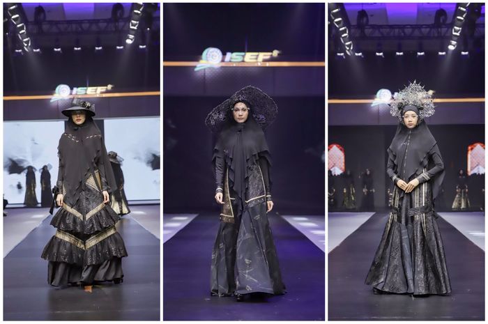 Desainer Lina Sukijo Meriahkan Panggung ISEF 2021 dengan Tema Serba Hitam - Stylo