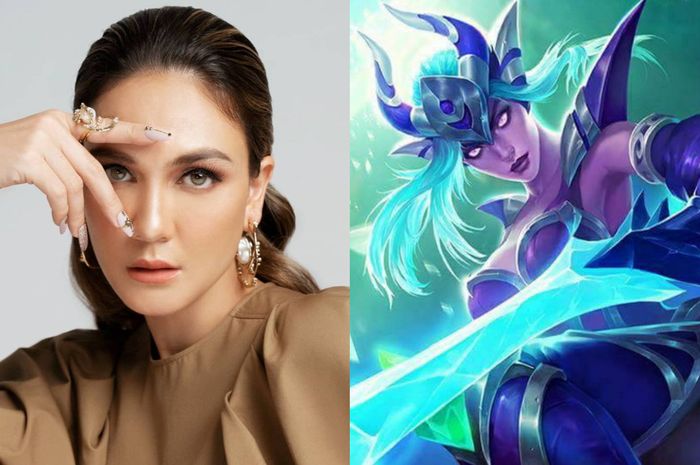 Intip Transformasi Luna Maya Jadi Karina Mobile Legends, Netizen: Queen ...