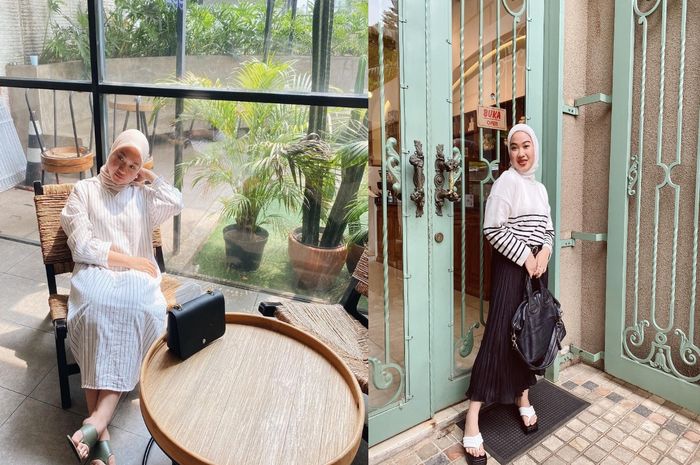 Tampil Percaya Diri dengan Jerawat, Tengok Gaya Modis Ala Ratu Ghania ...