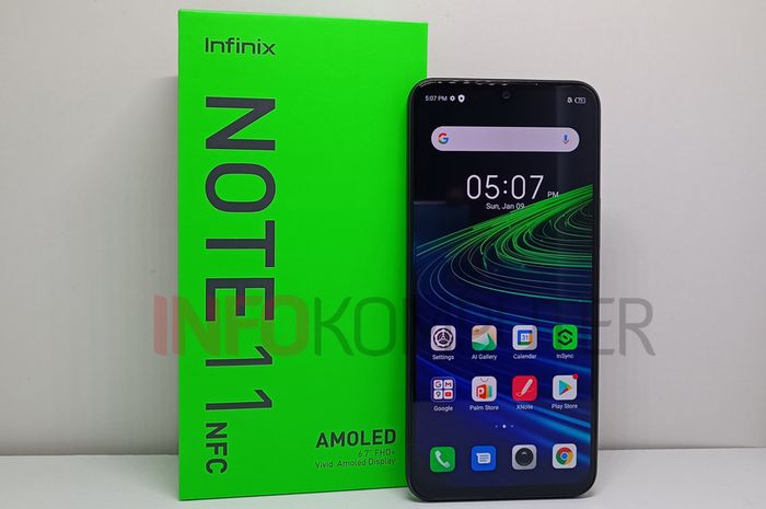Review Singkat Infinix NOTE 11 NFC: Layar AMOLED Harga Dua Jutaan ...