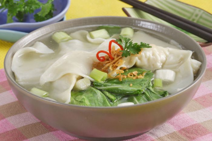 Resep Sup Pangsit Pokcoy Sederhana Ini Sudah Rasanya Enak, Membuatnya ...