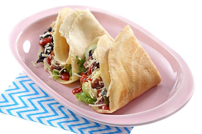 Resep Crepes Burger Keju, Camilan Seru Dengan Isian yang Sangat Nikmat ...