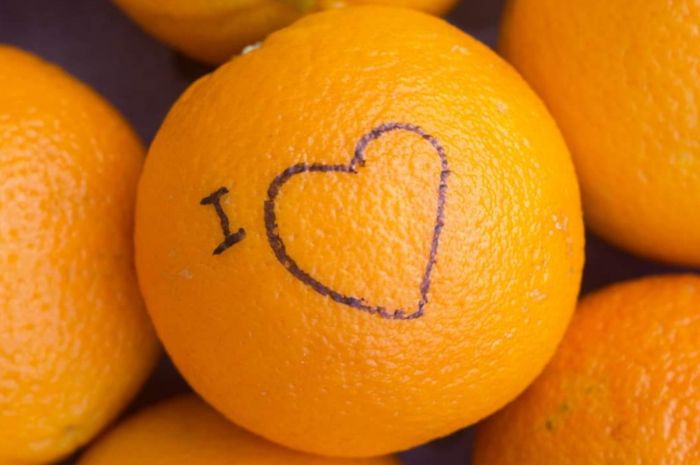 Tradisi Tulis Nomor HP di Jeruk Saat Valentine Lagi Tren, Bisa Dapat ...