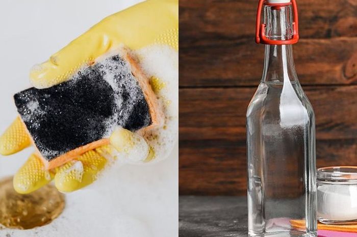 Mulai Hari Ini, Coba Rendam Spons Cuci Piring dengan Cuka dan Lihat ...