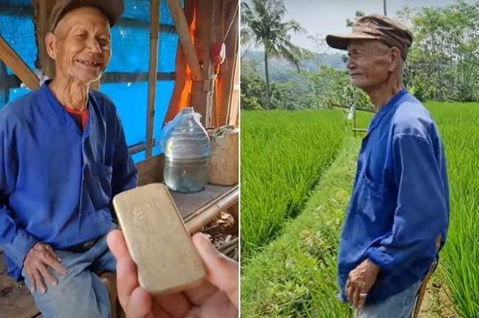Kumal dan Hidup di Gubuk Tengah Sawah, Kakek Ini Ternyata Sultan Kaya ...