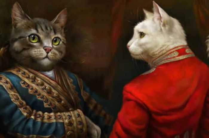 Para Kucing Bangsawan yang Berkeliaran di Bekas Kediaman Tsar Rusia ...