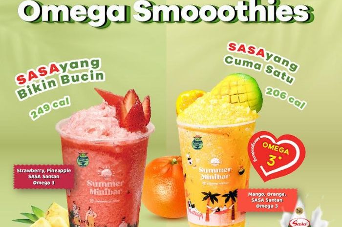 Omega Smoothies, Minuman Kaya Gizi Hasil Kolaborasi Sasa dan Summer ...