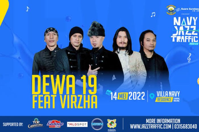 Gandeng Virzha, Dewa 19 Siap Ramaikan Navy Jazz Traffic Fest di Malang - Hai