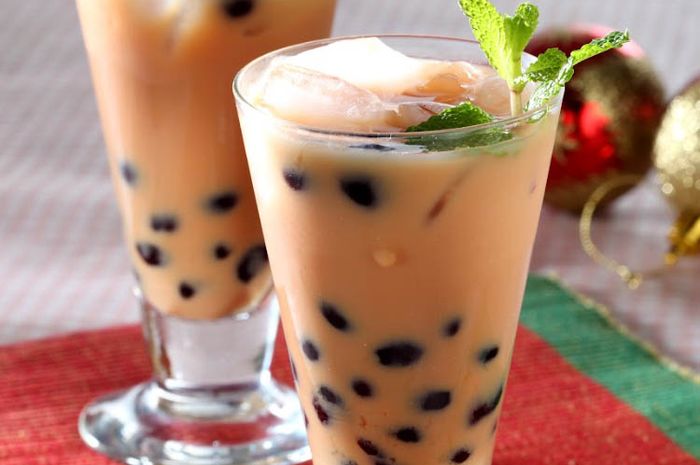 Resep Teh Susu Bubble Karamel, Segelas Minuman Segar Untuk Buka Puasa ...