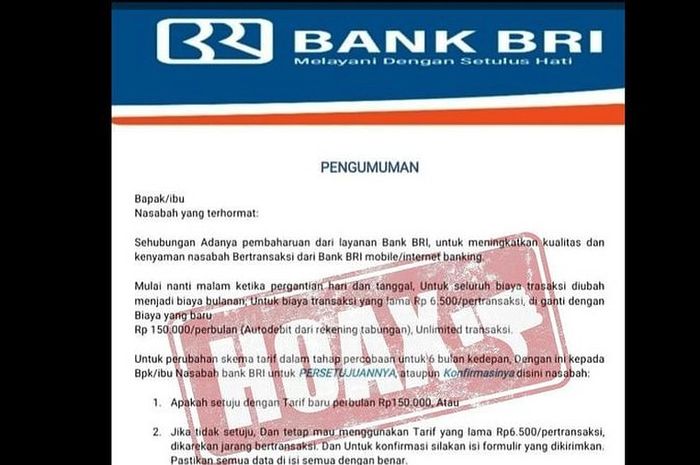Ngeri! Cuma Klik Link dari Pesan WA, Rekening Nasabah BRI Terkuras ...