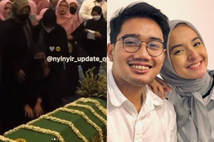 Nyesek! Dekati Peti Emmeril Kahn, Tangis Nabila Ishma Pecah di Sebelah ... Nyesek! Dekati Peti Emmeril Kahn, Tangis Nabila Ishma Pecah di Sebelah ...