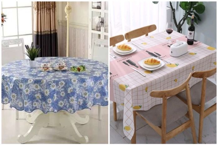 3 Online Shop Taplak Meja Makan Waterproof Estetik Murah dan Lengkap ...