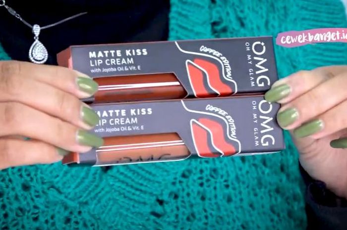 Review OMG Matte Kiss Lip Cream Shade 14 dan 15, Transferproof ...