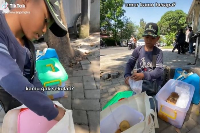 Pilu Kisah Bocah Penjual Donat Rela Putus Sekolah Demi Bantu sang Ibu, Sering Diledek karena Tak ...