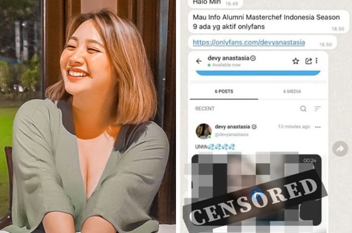 Link Akun OnlyFans Devy Anastasia MasterChef Indonesia Season 9 yang Viral di Dunia Maya, Cuma ...