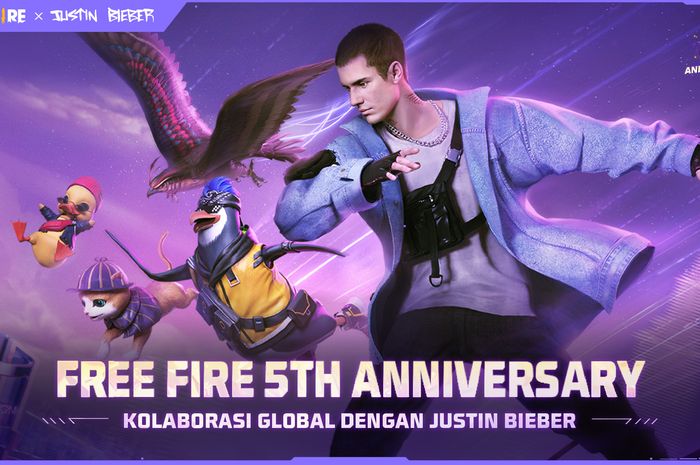 Garena Bikin Konser Justin Bieber di Free Fire 5th Anniversary, Seru ...