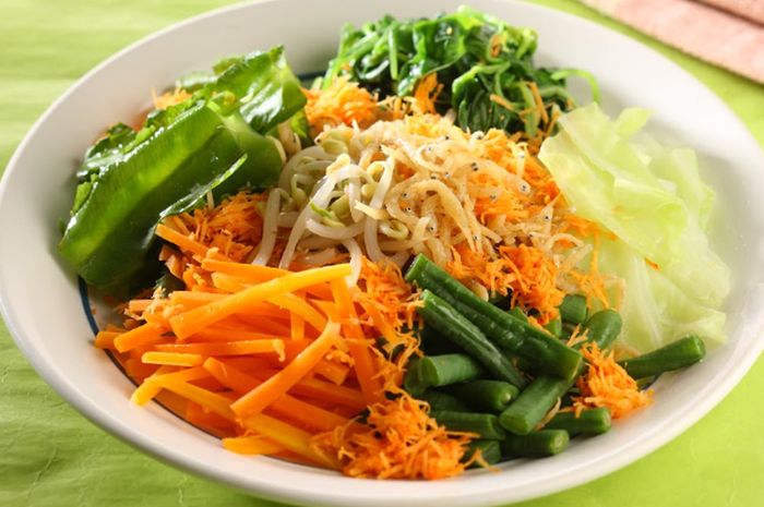 Resep Nasi Tumpeng : Resep Urap Bayam Tabur, Menu Serba Sayuran Sehat ...