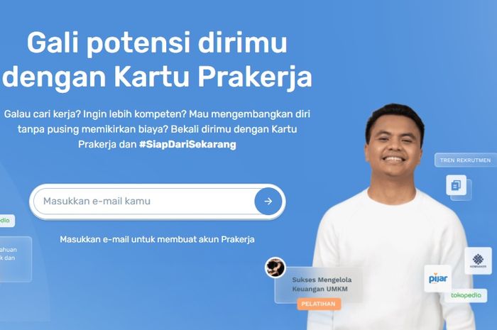 Sudah Dibuka, Begini Cara Mendaftar dan Login Akun Kartu Prakerja ...