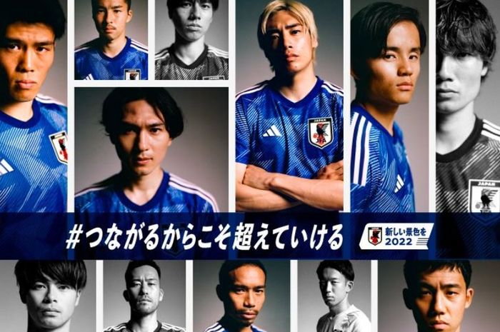 PIALA DUNIA - Timnas Jepang Rilis Jersi Kandang, Terinspirasi dari 2 ...
