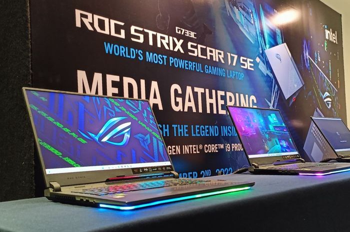ASUS ROG Strix Scar 17 SE Diklaim Laptop Gaming Terkencang, Pakai Intel ...