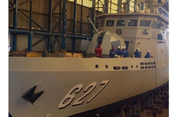 Makin Gahar! Semakin Modern dan Miliki Stabilitas Prima, Begini Penampakan KRI Kerambit-627 Usai ...