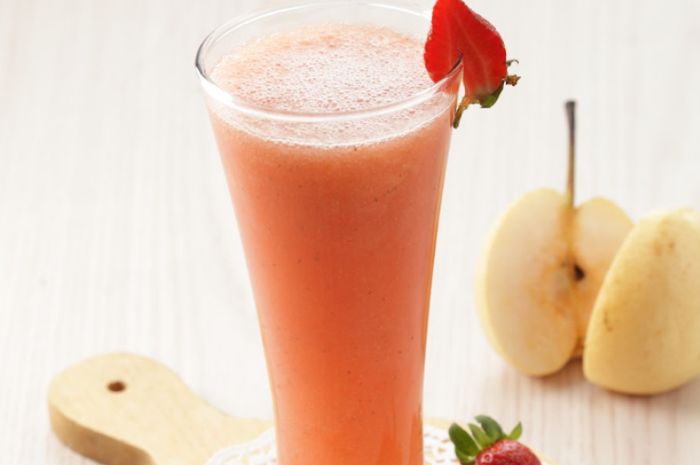 Resep Jus Pear Stroberi, Minuman Segar Nan Sehat yang Bikin Tenggorokan ...