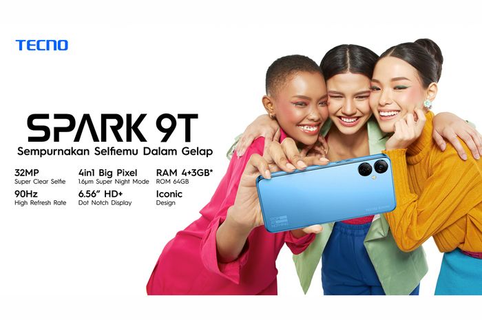 Smartphone TECNO SPARK 9T Resmi Meluncur di Tanah Air, Harganya? - Info ...