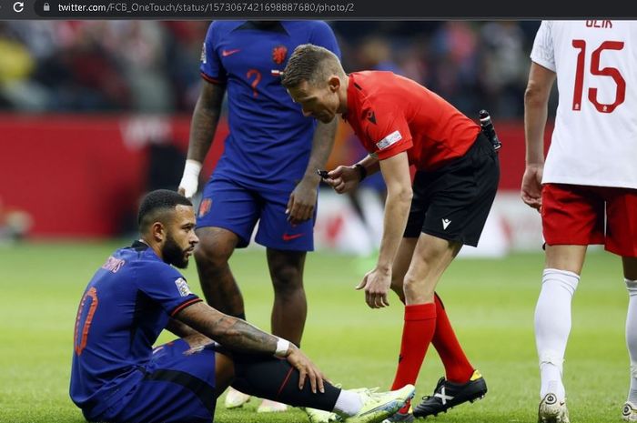 Piala Dunia Memphis Depay Bantah Tuduhan Sengaja Absen Lama Di Barcelona Supaya Bisa Bela