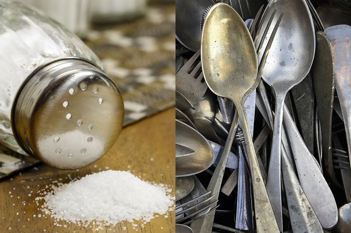 Rugi Beli Baru, Sendok Karatan Bisa Kinclong Lagi Cuma Modal Garam ...