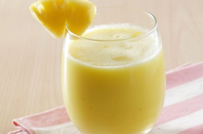 Resep Jus Nanas Yoghurt, Minuman Dengan Rasa Asam yang Segarnya Tak ...