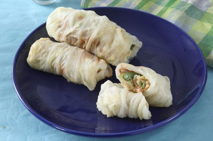 Resep Vegetarian : Resep Kol Gulung Isi Bumbu Gado-Gado, Camilan Sehat ...